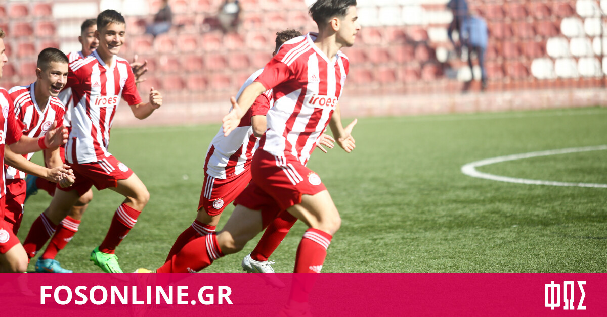 Πρωτάθλημα Παίδων Κ15: Πήρε το ντέρμπι ο Ολυμπιακός, 2-1 την ΑΕΚ ...