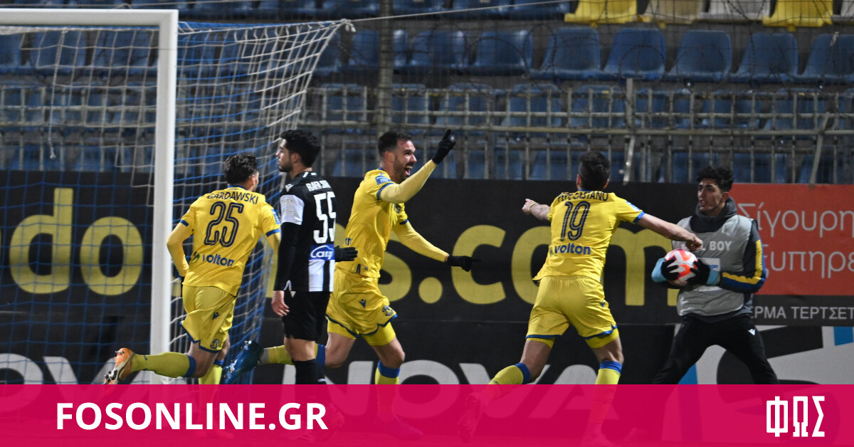Αστέρας Τρίπολης – ΠΑΟΚ 2-2: Ισοφάρισαν με δύο γκολ στις καθυστερήσεις ...