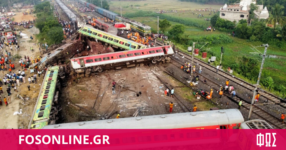 Ινδία: Πάνω από 260 οι νεκροί από το σιδηροδρομικό δυστύχημα στο Μπαλασόρ (vid) - Fosonline