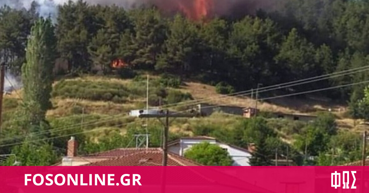 Γρεβενά: Σε εξέλιξη μεγάλη φωτιά στη Δεσκάτη - Fosonline